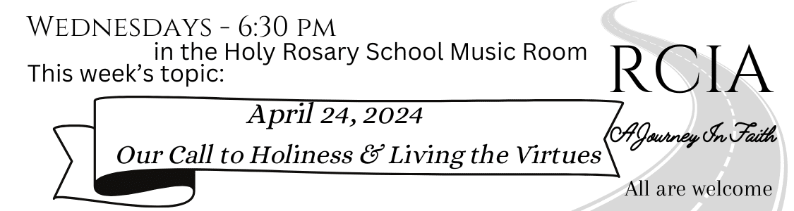 Apr 21 RCIA Bulletin | St. Stephen Catholic Church